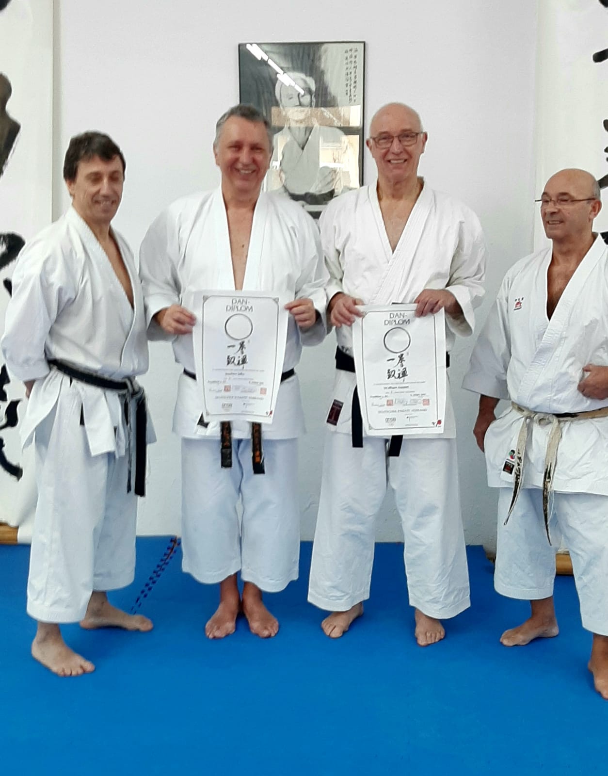 Erfolgreiche Dan-Prüfungen
